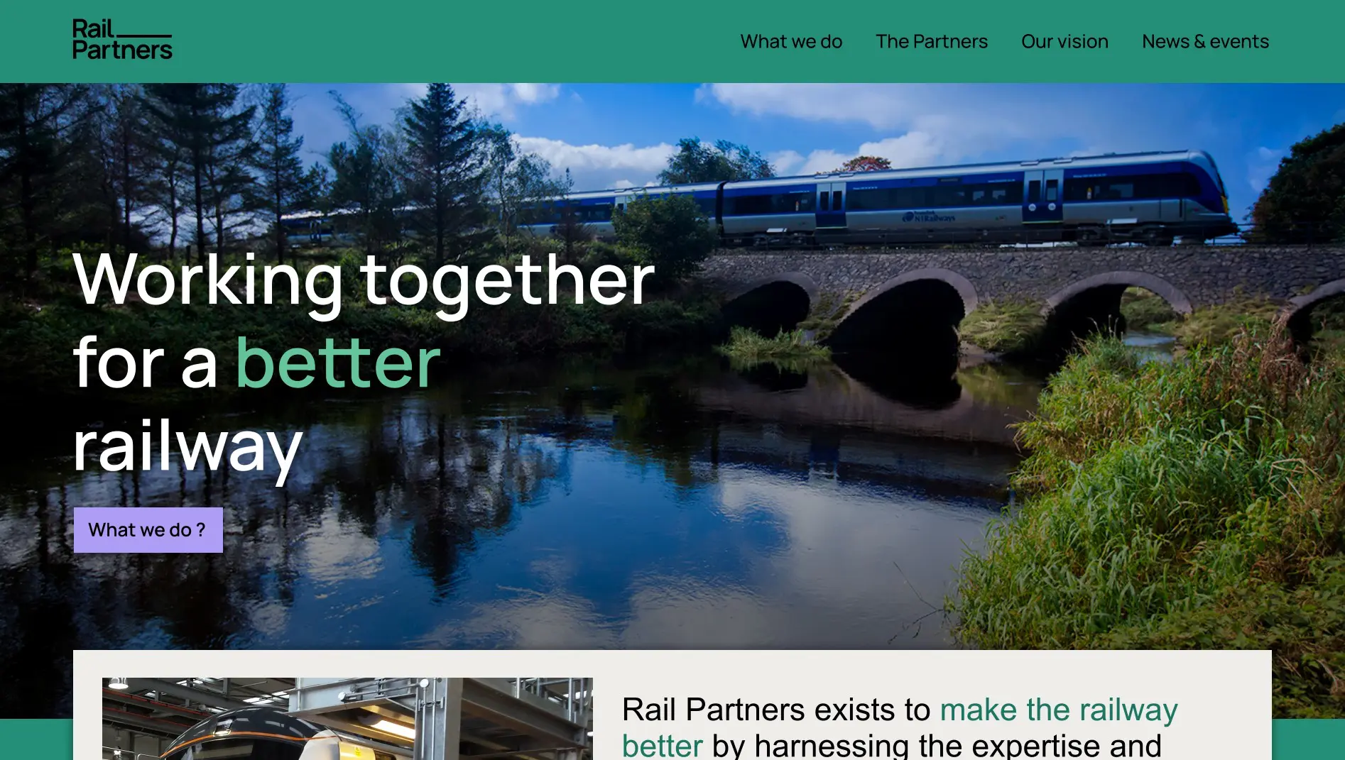 Enhancing Rail Partners' Website - Rothian Digital