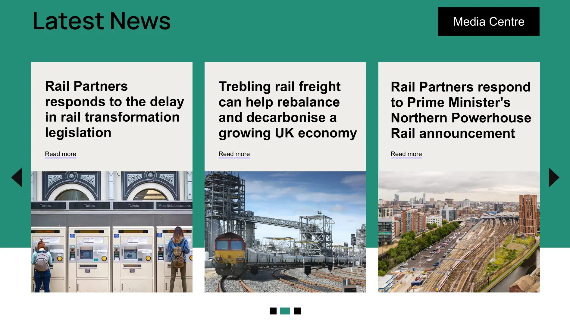 Enhancing Rail Partners' Website - Rothian Digital
