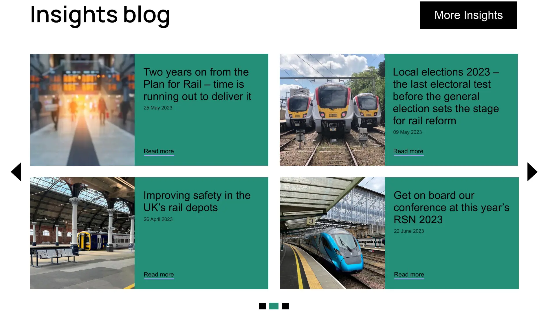 Enhancing Rail Partners' Website - Rothian Digital